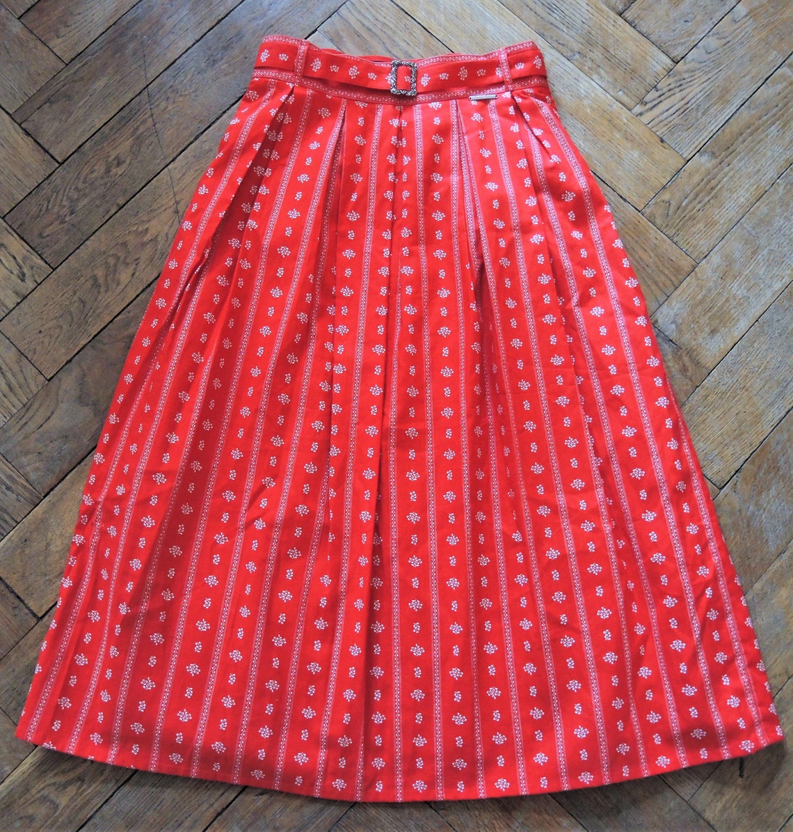 Vintage Geiger Tyrol Floral Trachten Skirt Austrian Folklore | Etsy