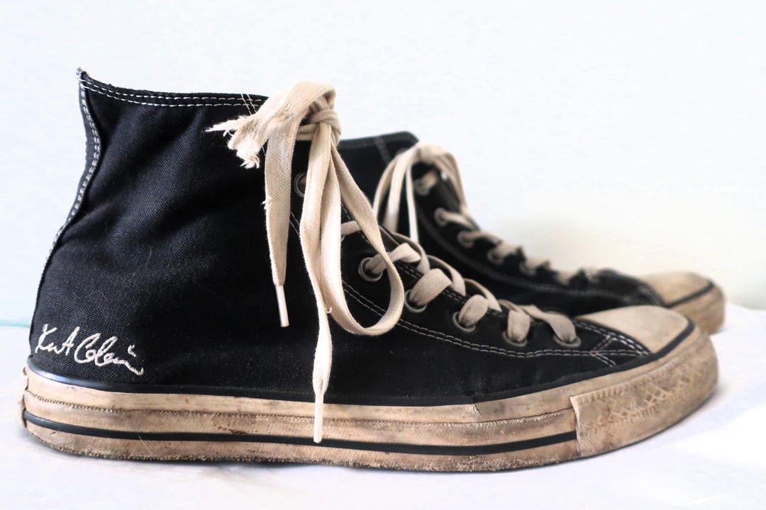 Kurt Cobain Converse All Star High Tops – Limited Edition – Size EU 44 ...