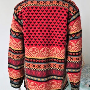 Vintage Vrikke Irene Haugland Zahl Design Norwegian Folklore Wool Knit ...
