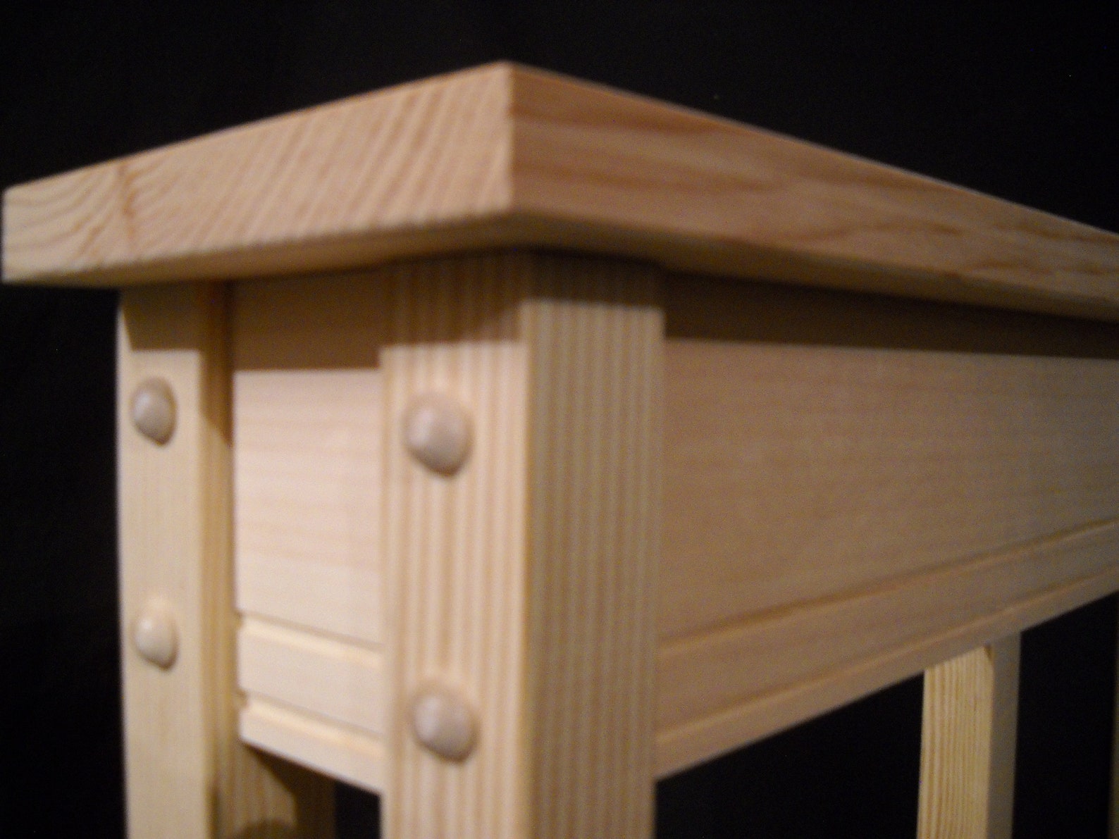 Unfinished 18" EXTRA NARROW Shaker Square Edge Style Console, Sofa ...