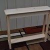 Rustic Distressed Farmhouse Console Table With Drawer, Pine Wood ...