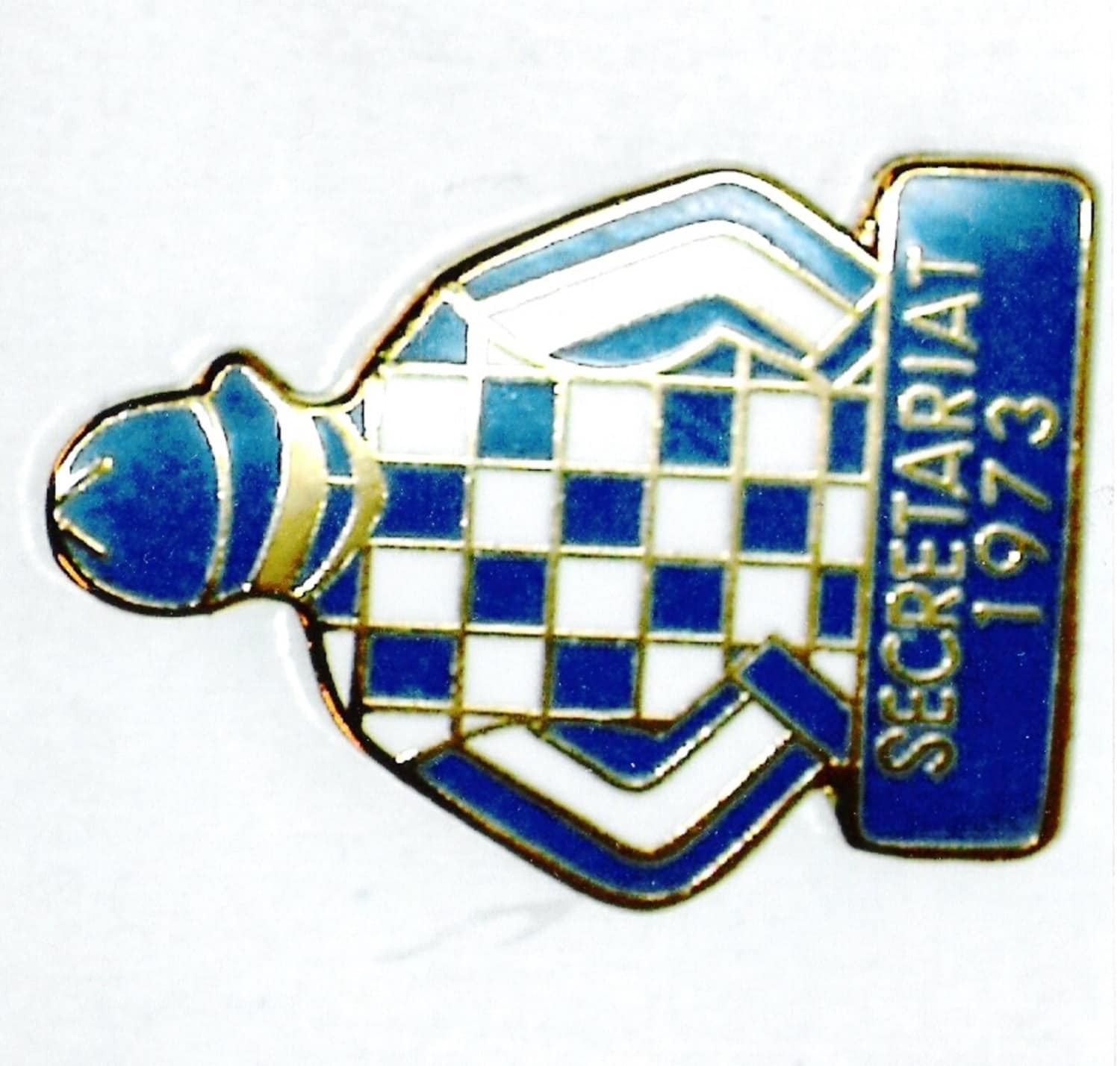 SECRETARIAT - 1973 Kentucky Derby Jockey Silks Pin in MINT Condition - Etsy