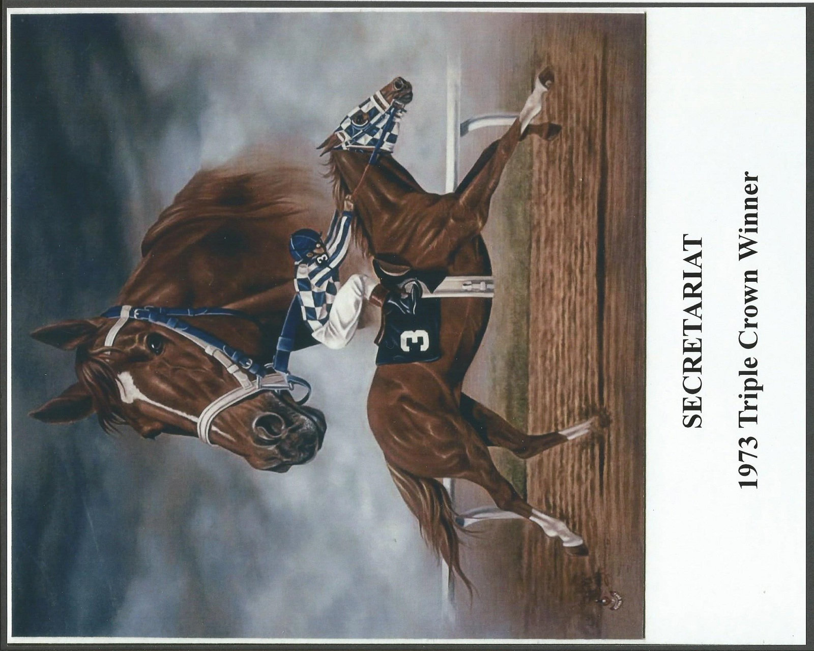 SECRETARIAT - Two Photo Art Print - 8" X 10" - Etsy