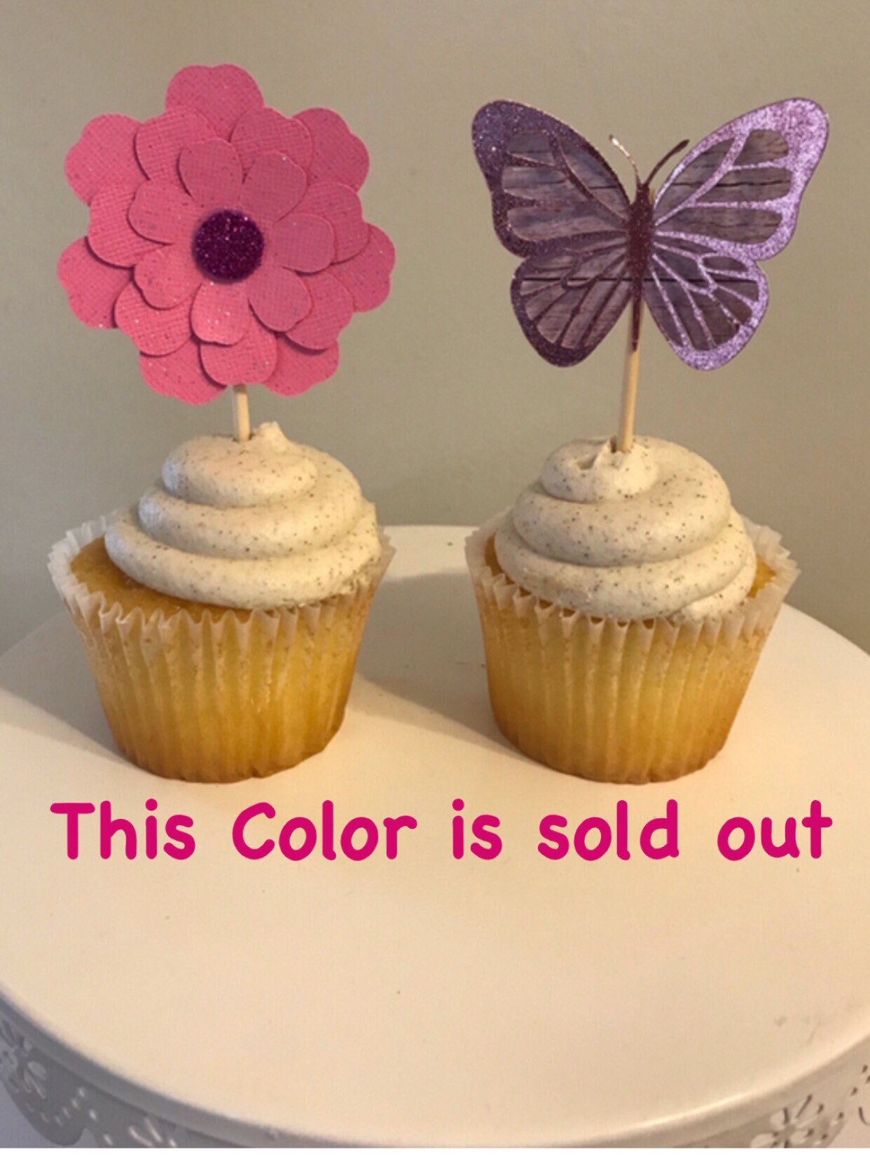 Garden Butterfly Cupcake Toppers/ Butterfly Theme Party - Etsy