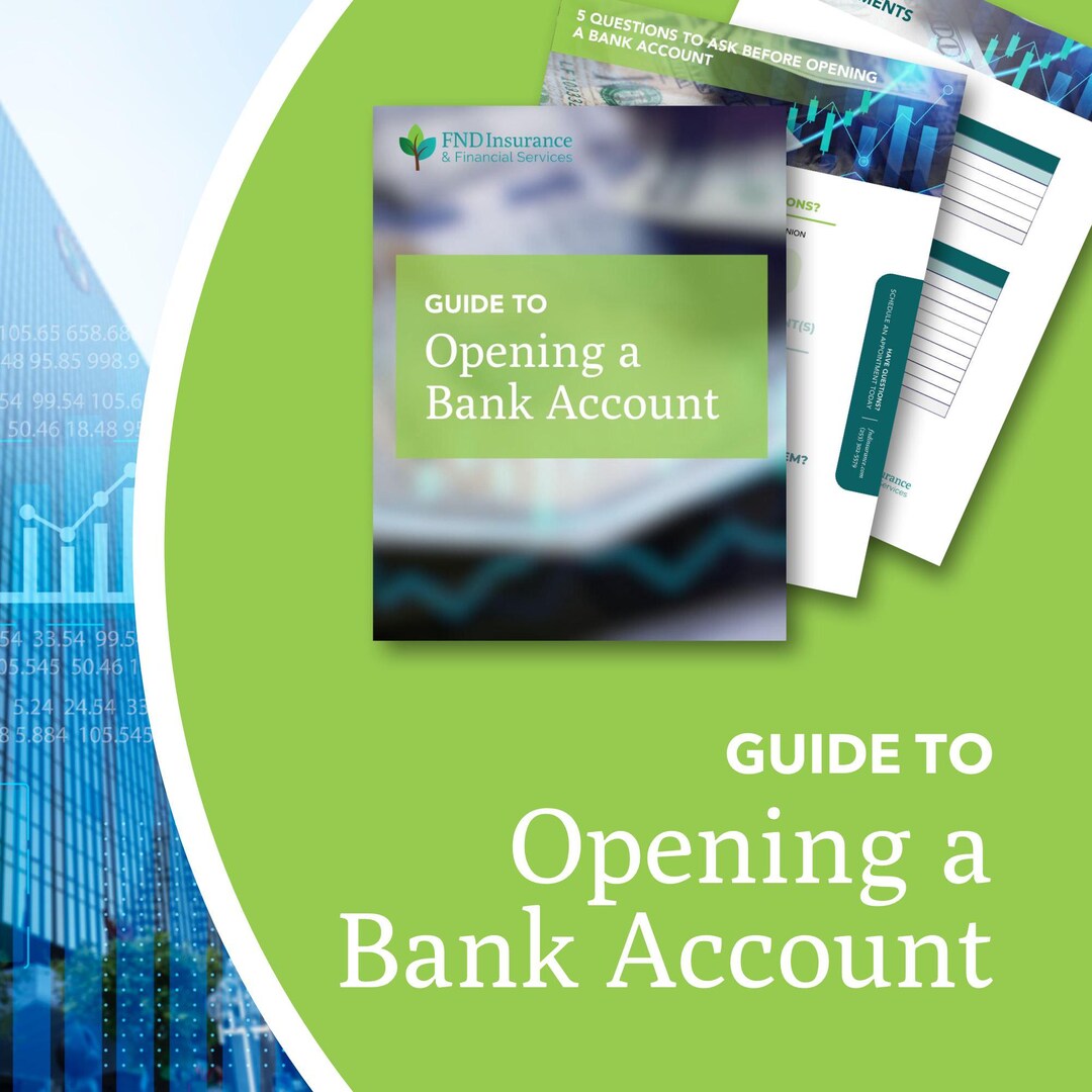 Guide to Opening a Bank Account, Savings Account, PDF, Digital Download ...