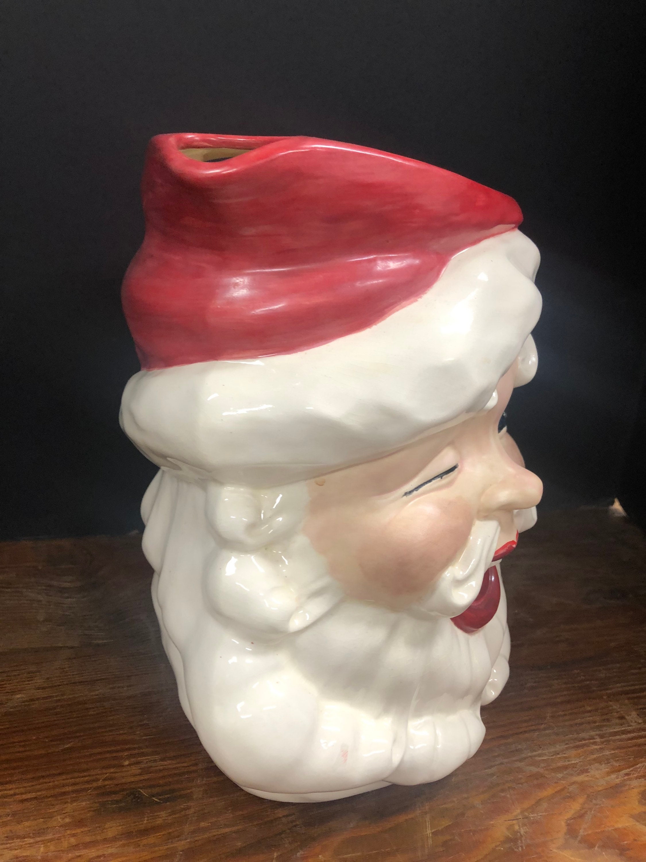 Vintage Santa Pitcher - Etsy