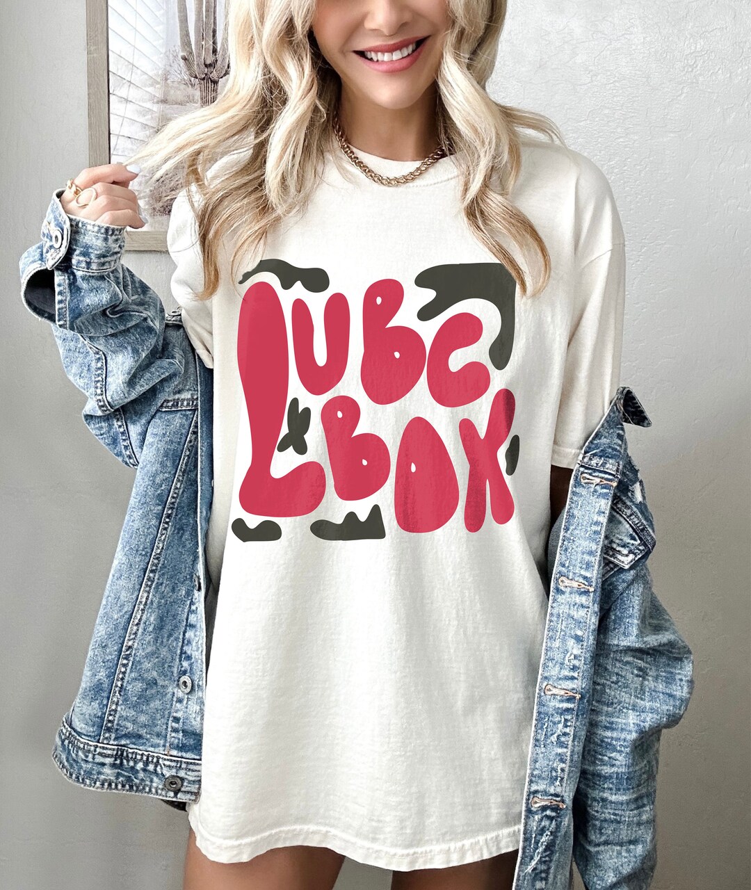 Lubbock Abstract 90s City Design Comfort Colors T-shirt | Unique Texas ...