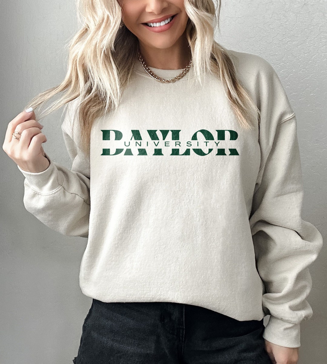 Retro Chic Baylor Sweatshirt - Vintage Flair With Modern Comfort ...