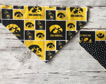 Iowa Hawkeyes Dog Collar | Etsy
