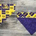 Louisiana State University Fighting Tigers Over Collar Dog Bandana, LSU ...