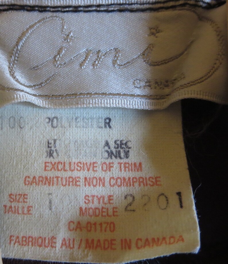 Gorgeous True Vintage "cimi" Label Made in Canada 40's Style Sheer ...