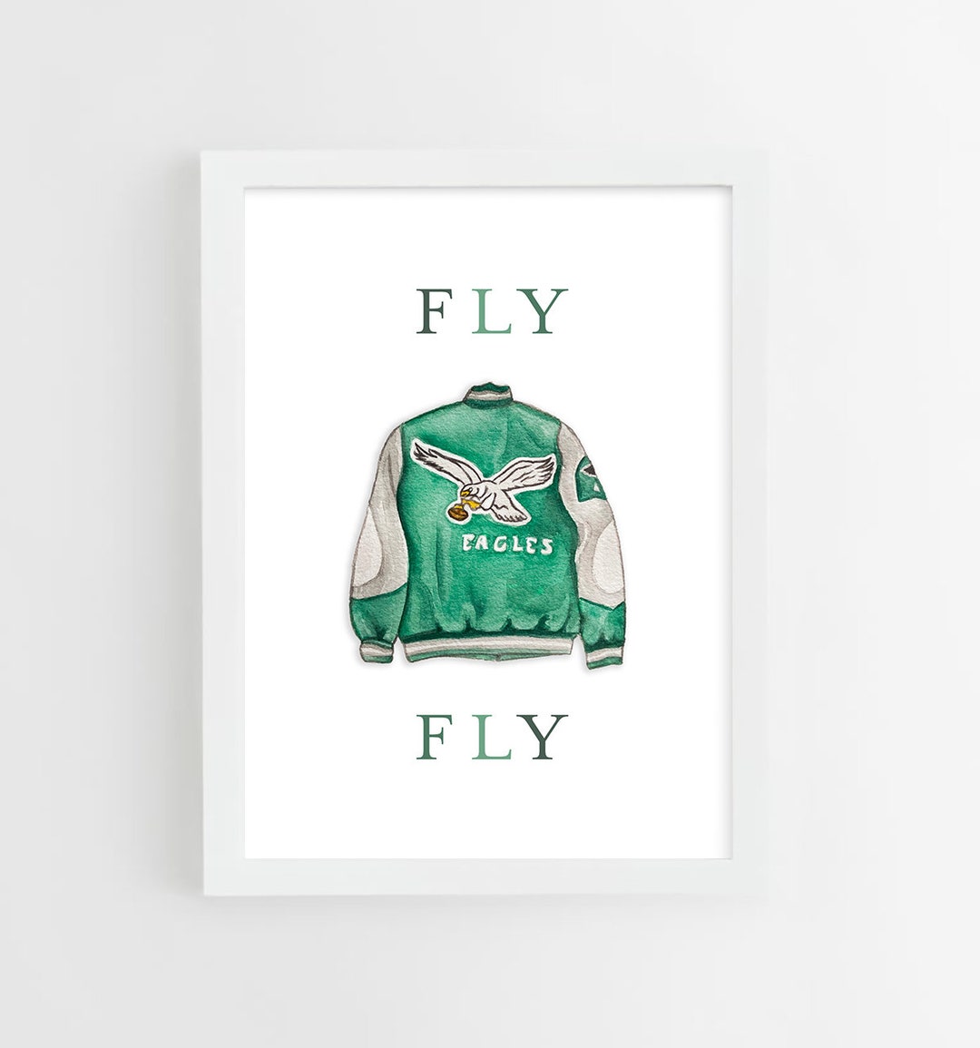 Philadelphia Eagles Fly Eagles Fly Print - Etsy