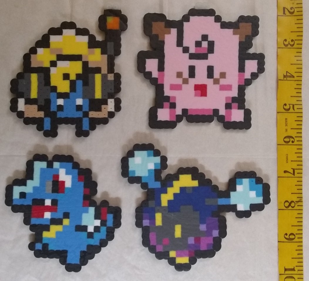 Small Pokemon Perler Sprite Art Round 1 - Etsy