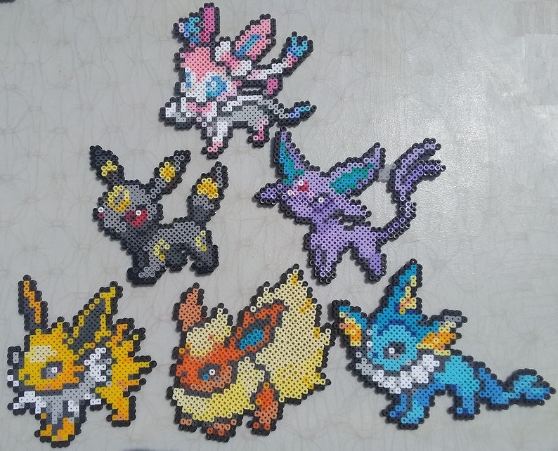 Eeveelution Pokemon Perler Sprites - Etsy