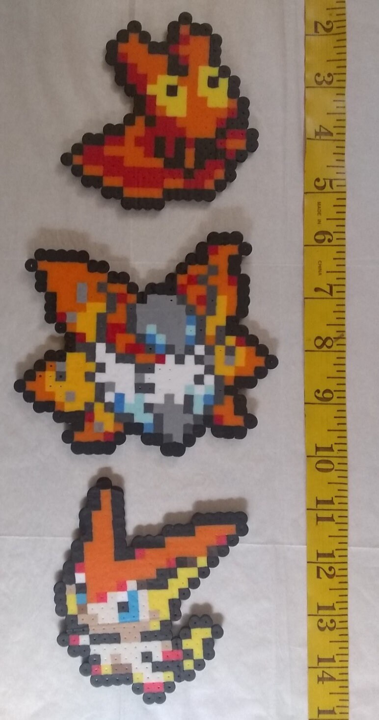 Small Pokemon Perler Sprite Art Round 1 - Etsy