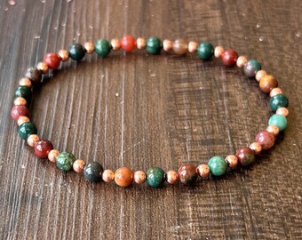 Copper Chakra Bracelet - Etsy