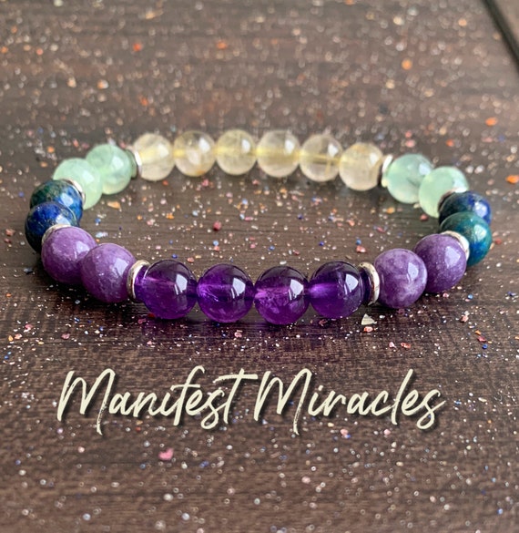 Manifest Miracles Wrist Mala // - Etsy