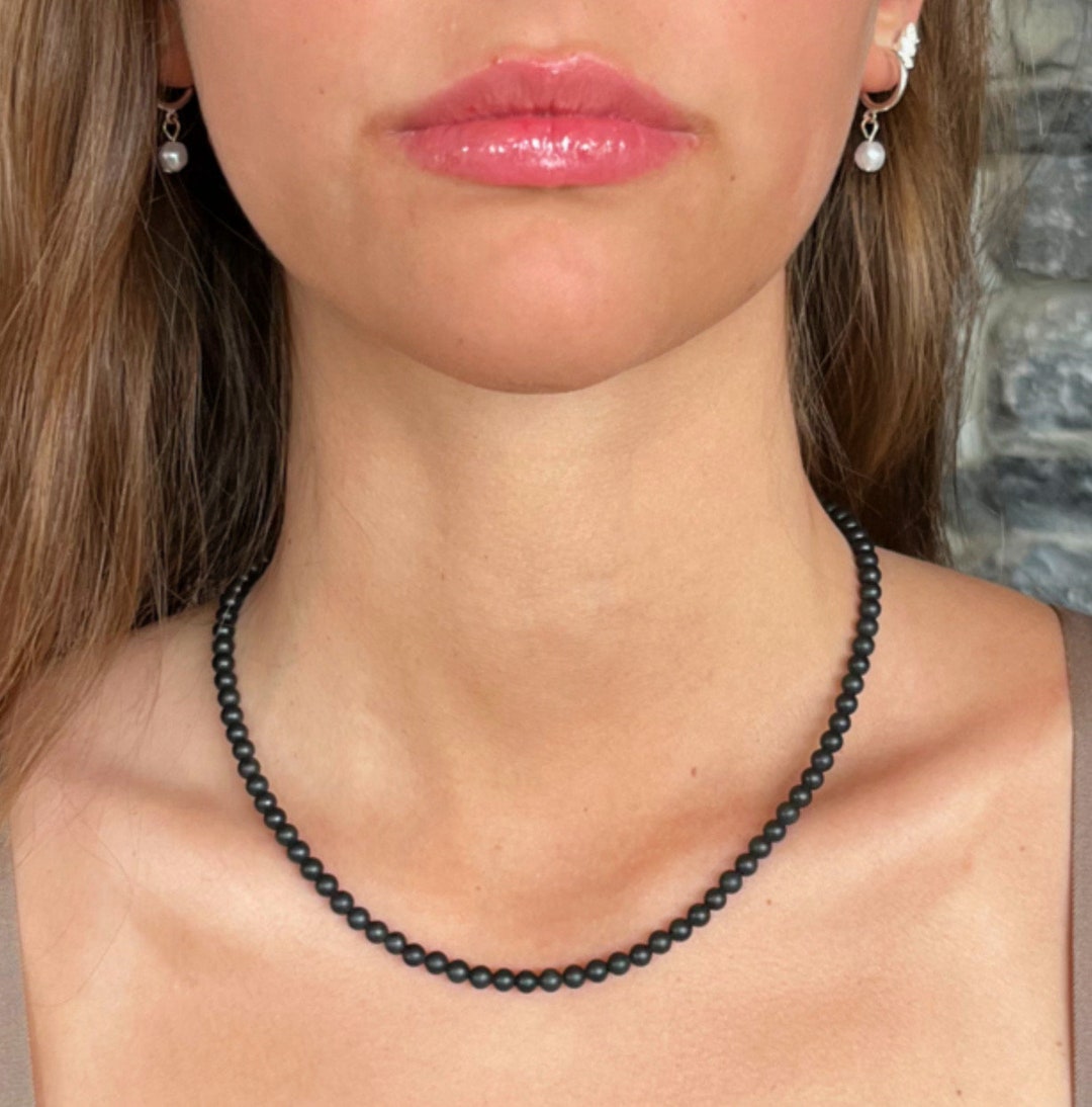 Shungite Necklace // EMF Protection Shield - Grounding Crystals - Root ...