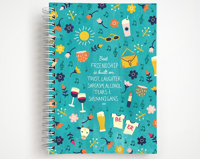 Best Friendship Notebook Best Friend Gift Friendship Gift - Etsy