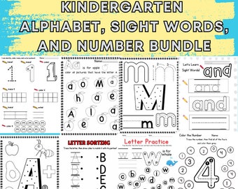 Printable Alphabet Tracing Worksheet for Kids Unicorn A to Z - Etsy