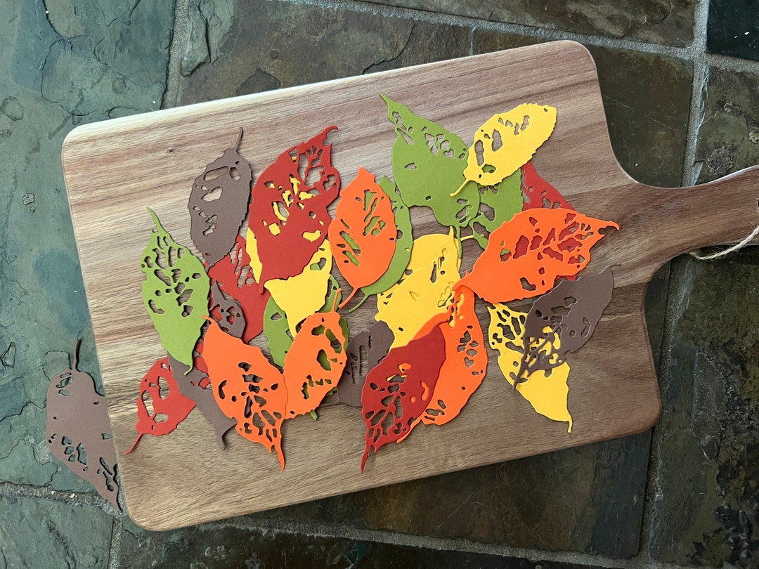 Leaf Fragments - Cardstock Die Cuts From Tim Holtz, Set of 25 in 5 Fall ...