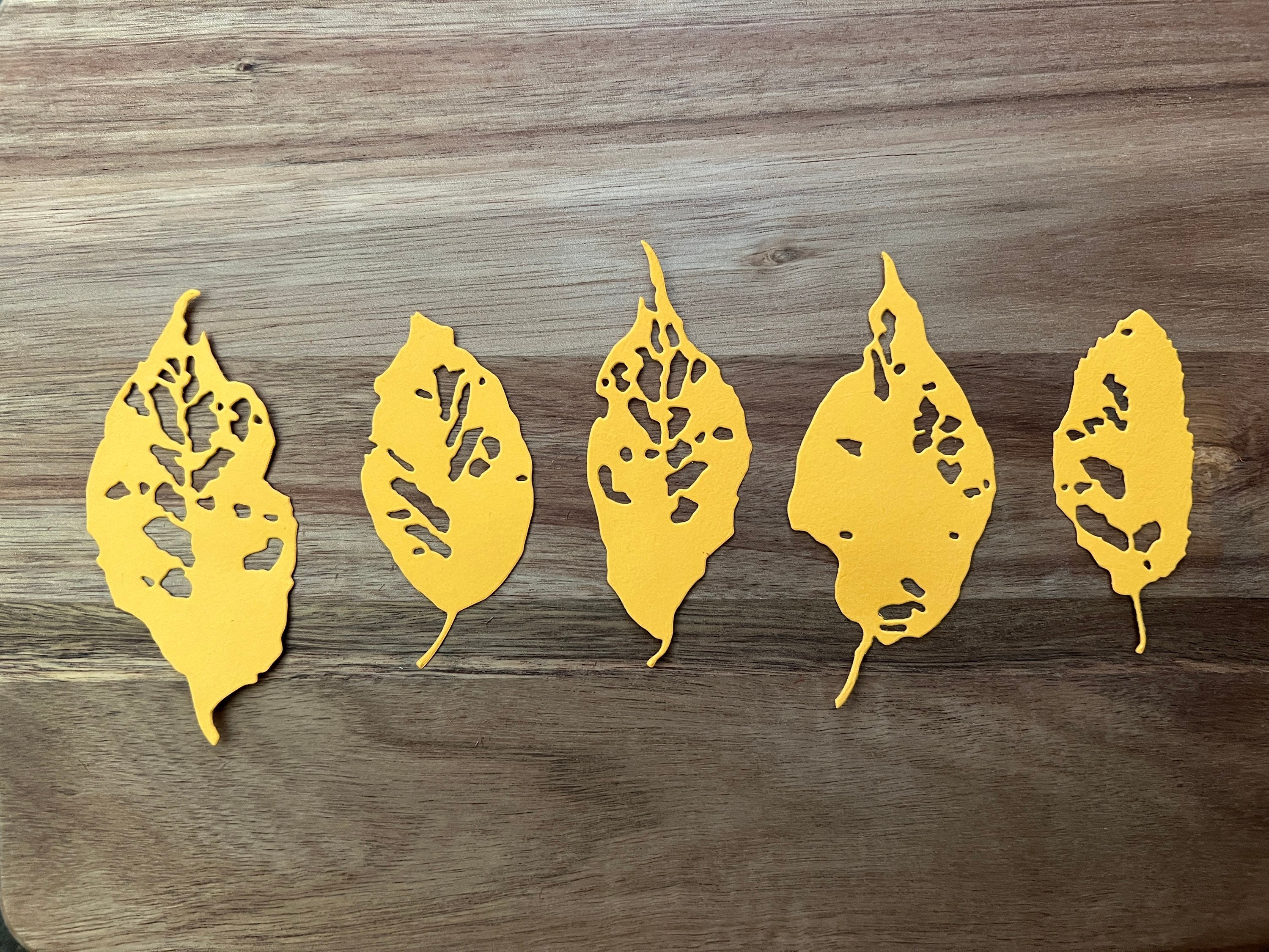 Leaf Fragments - Cardstock Die Cuts From Tim Holtz, Set of 25 in 5 Fall ...