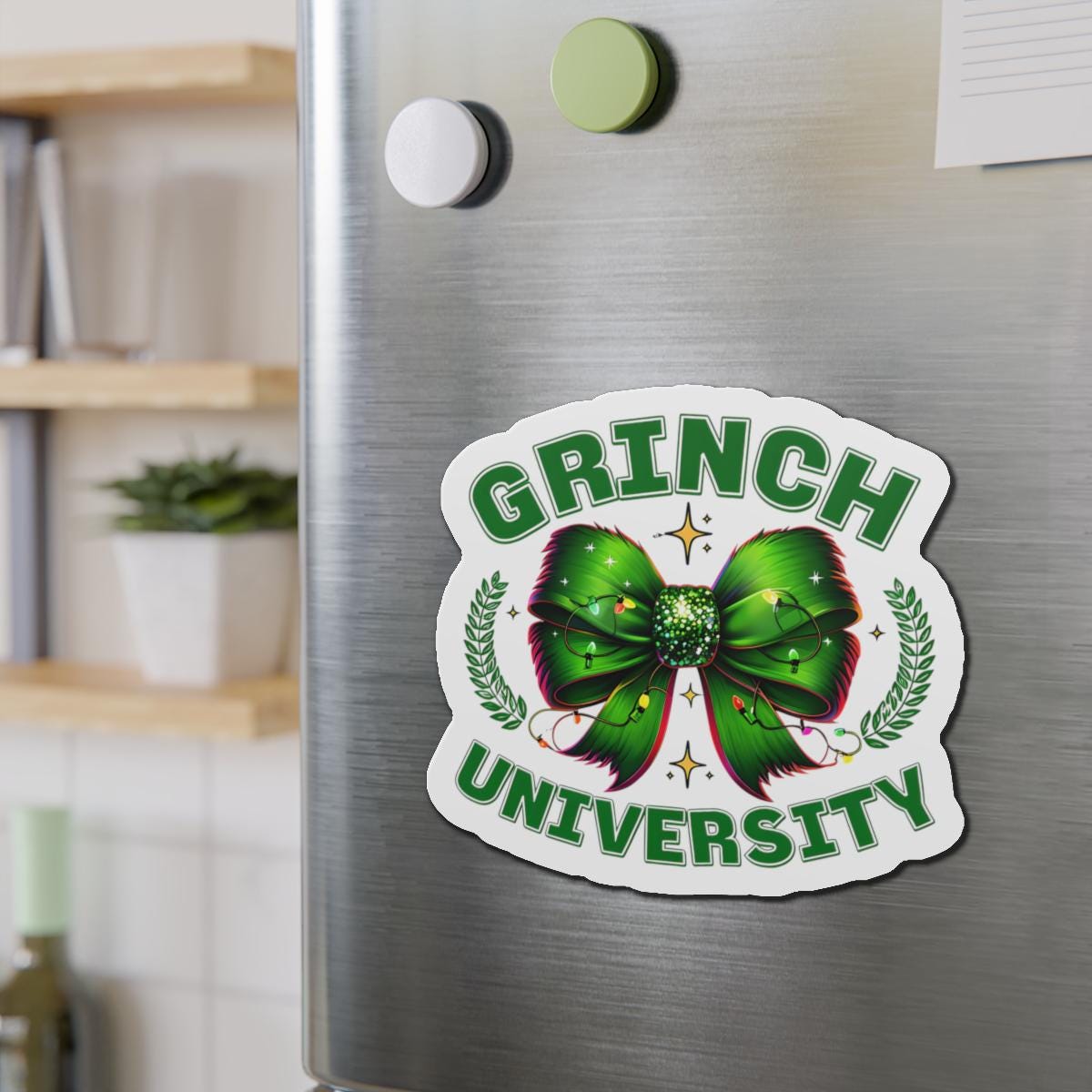 Grinch University Die-cut Magnets | Fun Holiday Decor, Christmas Gift ...
