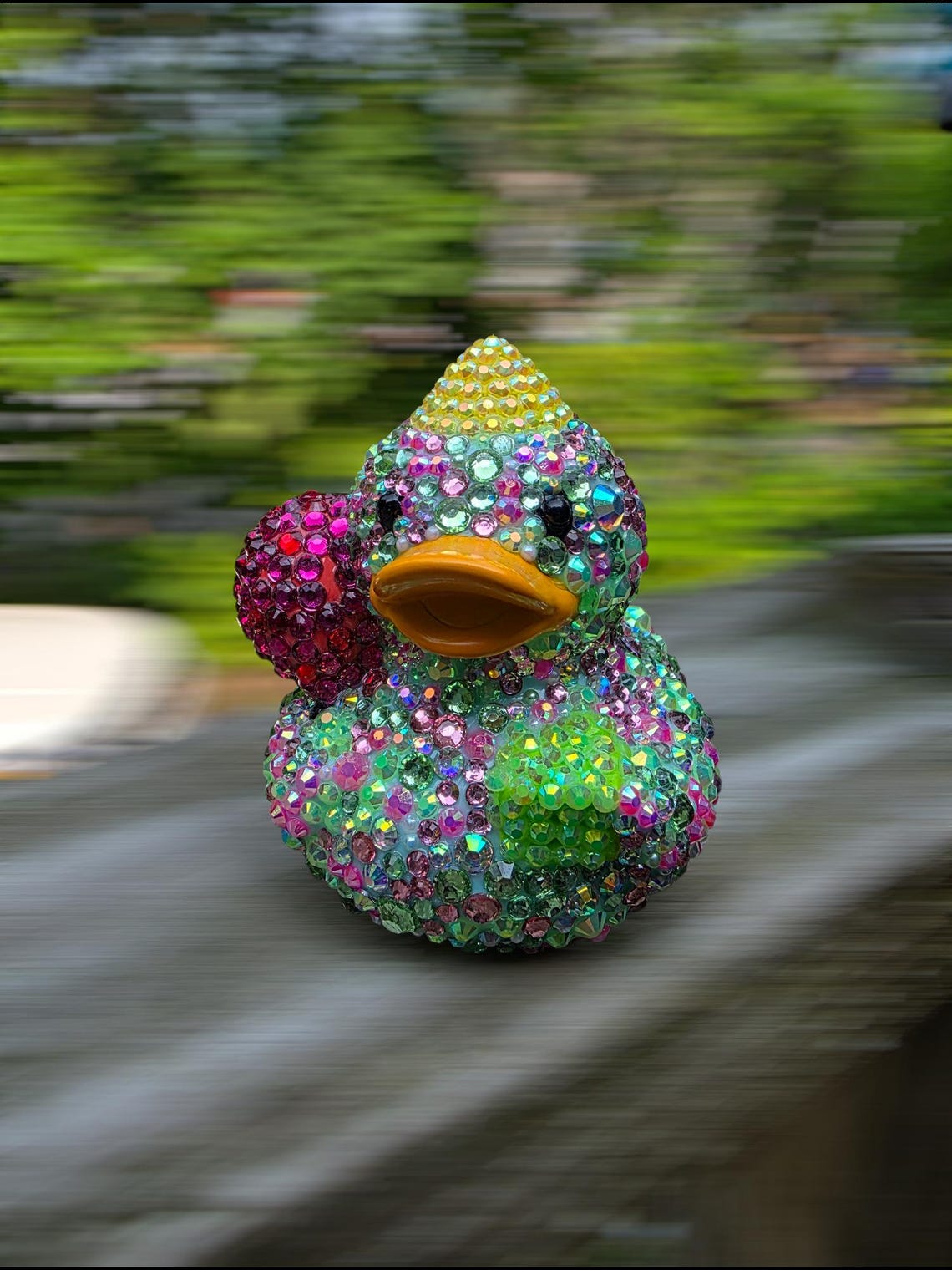Rhinestone Duck: Sparkling Jeep or Cruise Accessory - Etsy