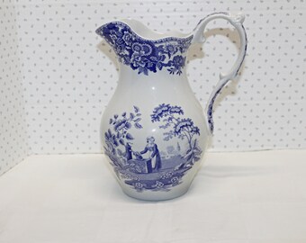 Spode Girl at Well - Etsy