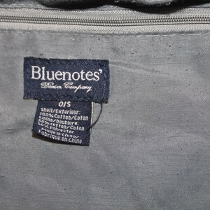 Vintage Bluenotes Crossbody Denim Handbag, Medium Bucket Bag With Easy ...