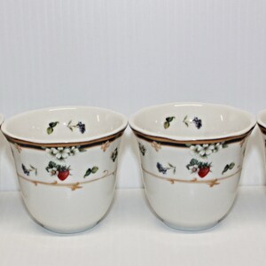 Vintage Giovanni Valentino Italy Tea Set, Teapot & 4 Cups, Bone China ...