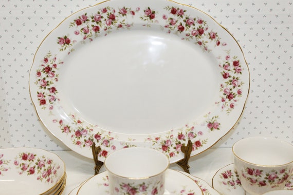 Vintage Queen Anne Dinner Set Lunch Set Tea Set Cascade - Etsy