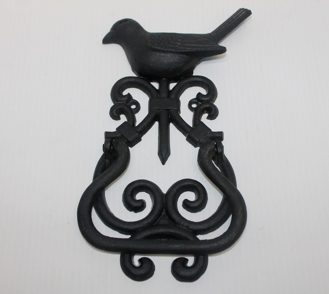 Vintage Large Cast Iron Door Knocker for Home, Garage, Cottage or Shop ...