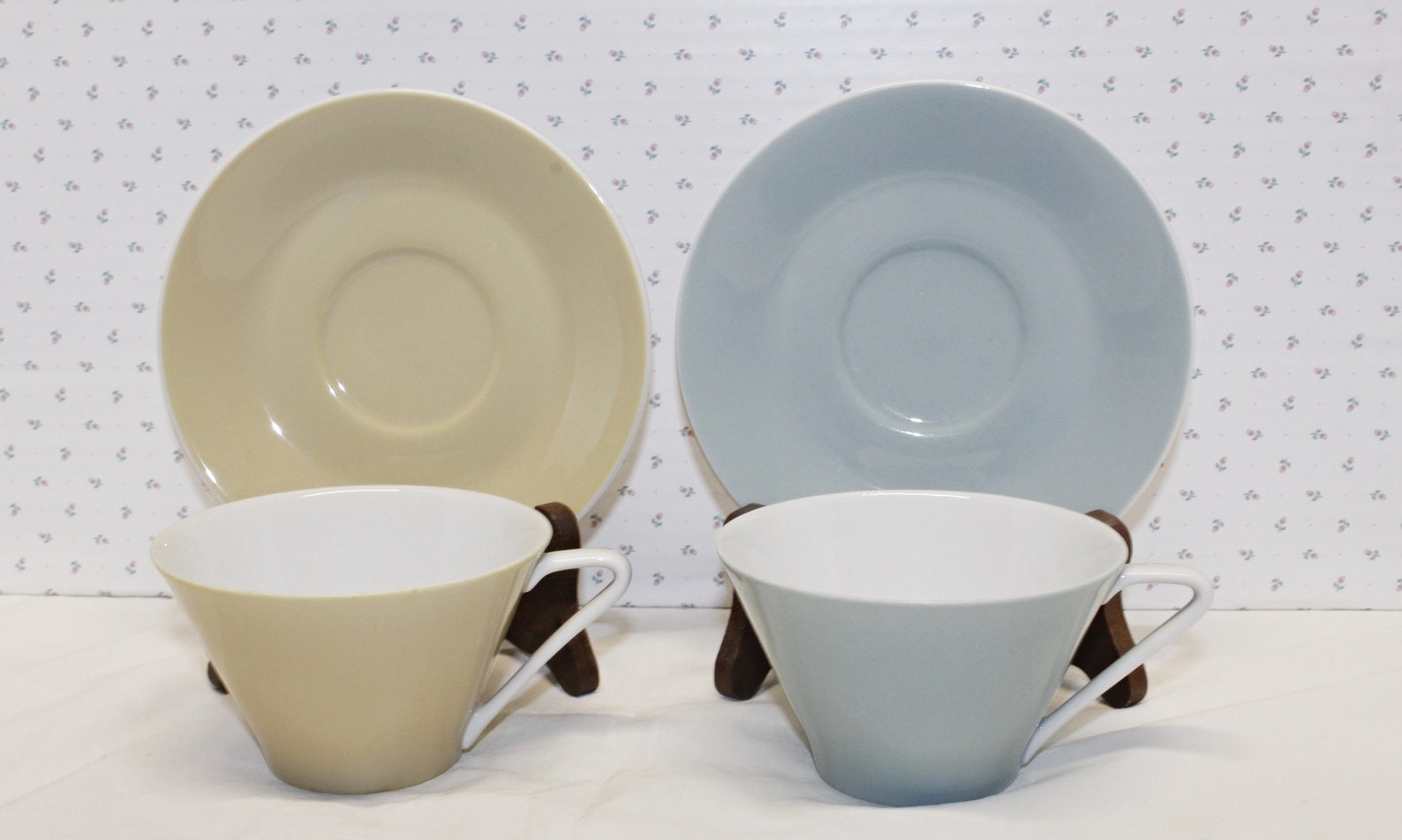 Vintage Lilien Porzellan Austria Pastel Retro Coffee Cups & | Etsy