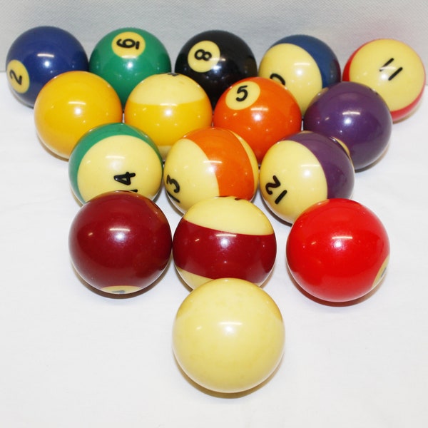 Vintage Pool Balls - Etsy