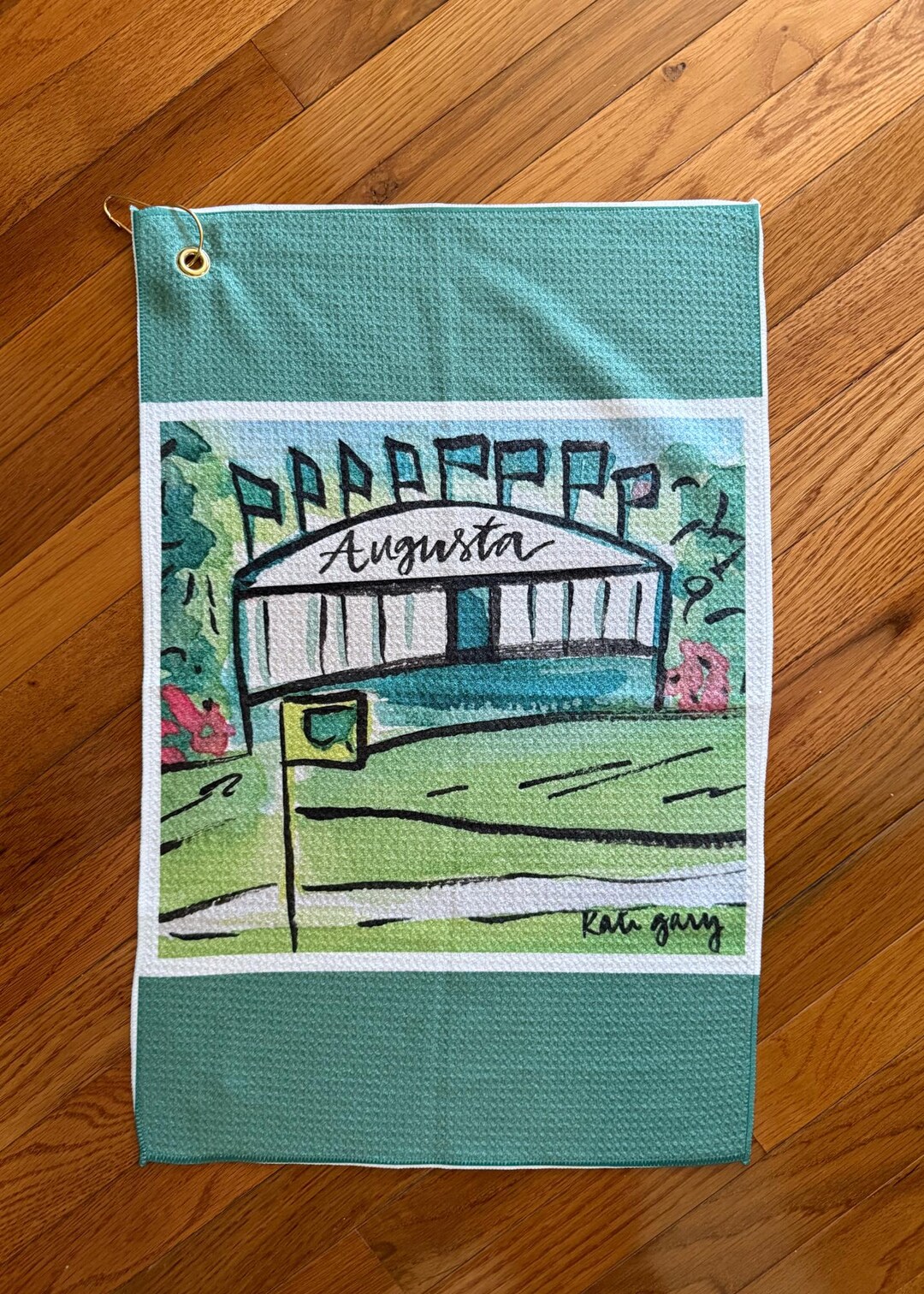 Augusta Scoreboard Golf Towel - Etsy