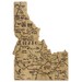 Idaho Cutting Board Landmarks and Destinations State | Etsy