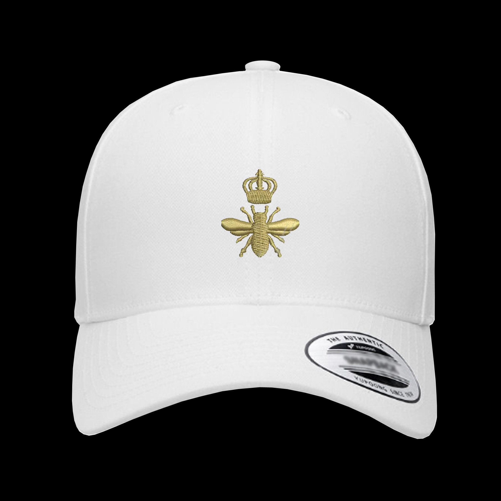 Queen Bee Embroidered Logo Baseball Hat Adjustable Unstructured Mom's ...