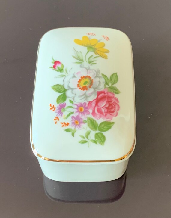 Vintage Japanese Trinket Box - Etsy