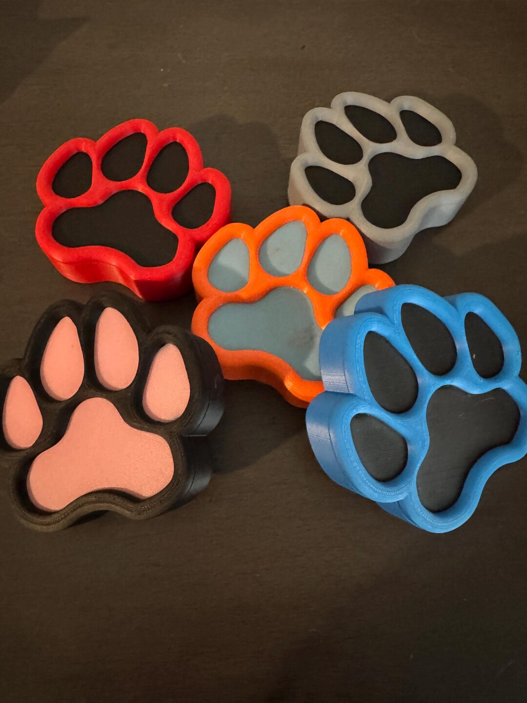 Adorable Paw Storage Box for Pet Lovers - Decorative 3D Printed Cases ...