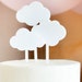 Cloud Cake Topper Cloud Cake Topper Set on Cloud Nine - Etsy