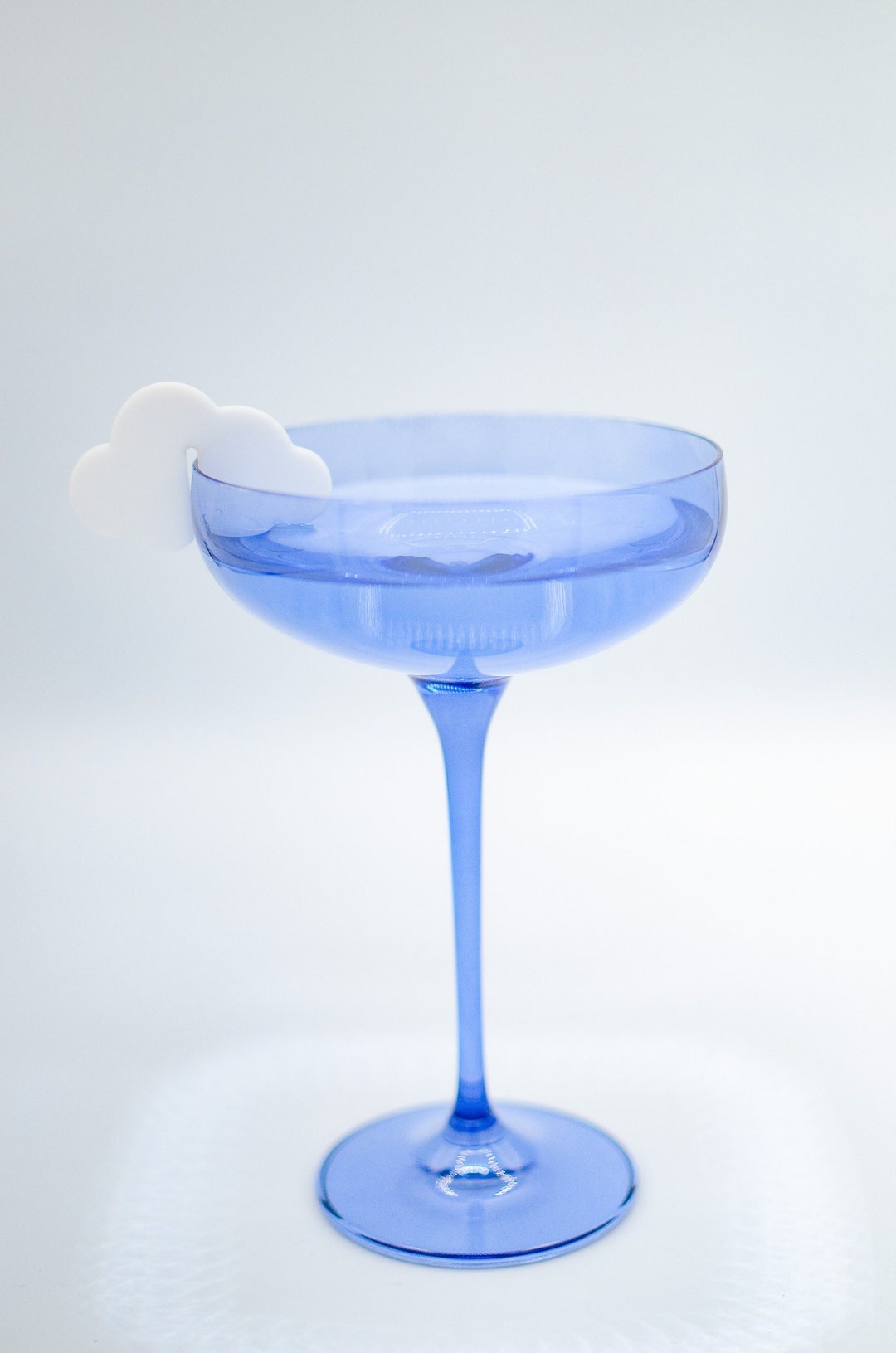 10 Cloud Glass Charm, Glass Charm, Drink Topper, Glass Tag *glass Not ...