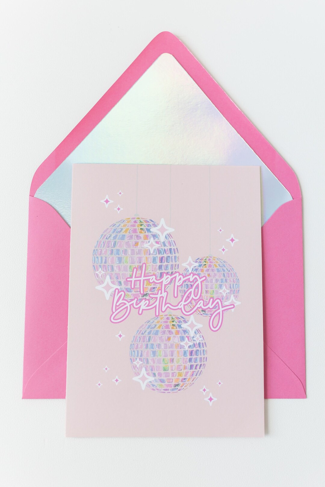 Disco Ball Birthday Card | Mirrorball Card | Dancing Queen Card | Disco ...