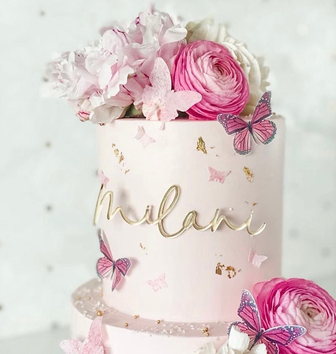 Custom Name Cake Plaque Custom Name Cake Plate, Smash Cake, Happy ...