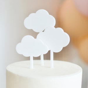 Cloud Cake Topper, Cloud Cake Topper Set, on Cloud Nine Birthday, Cloud ...
