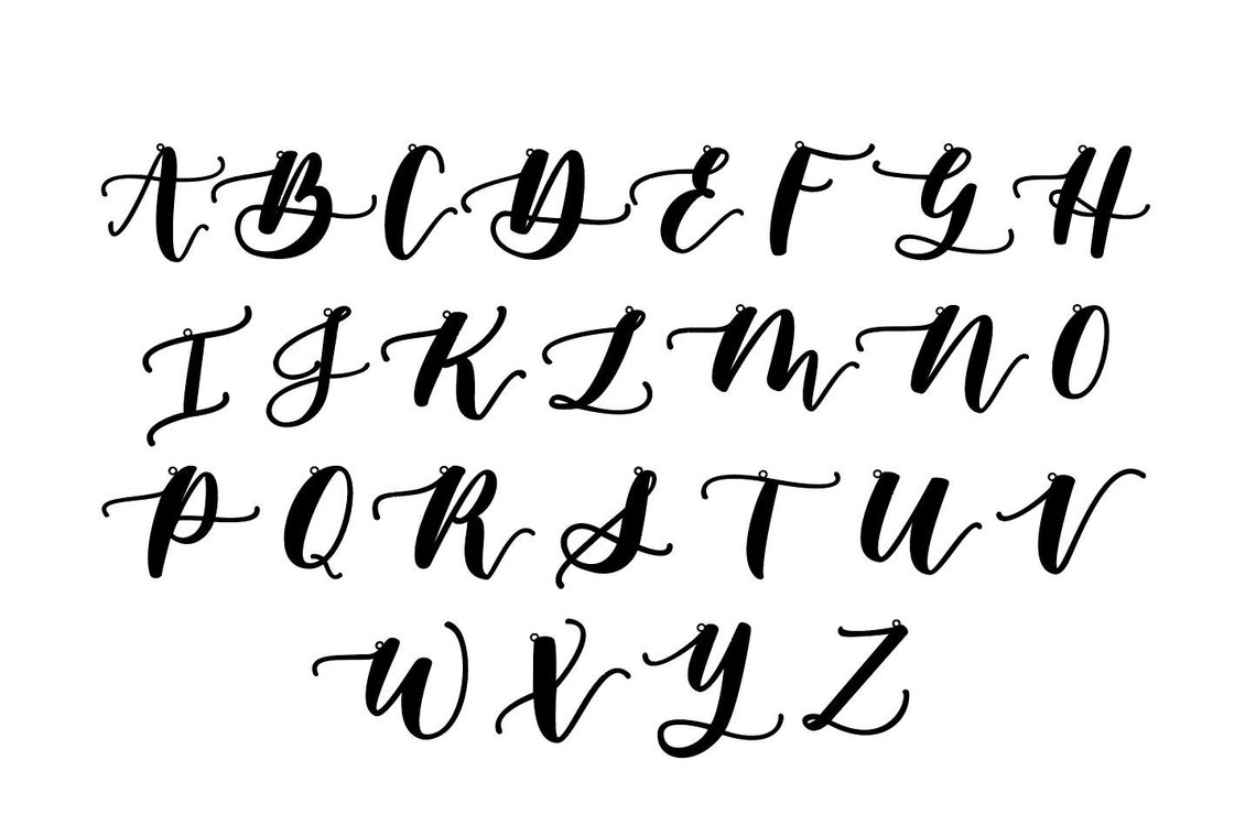 Monogram Laser Cut Stocking Single Letter in Calligraphy - Etsy