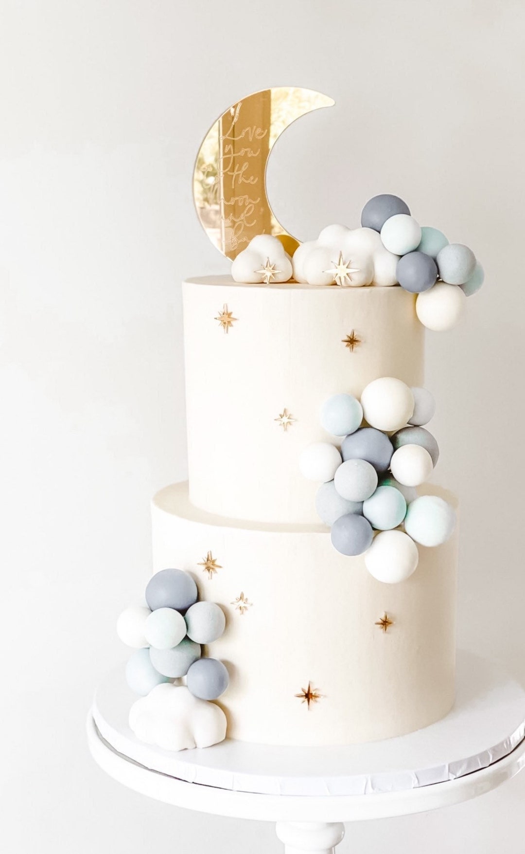 Love You to the Moon and Back Cake Topper, to the Moon and Back ...