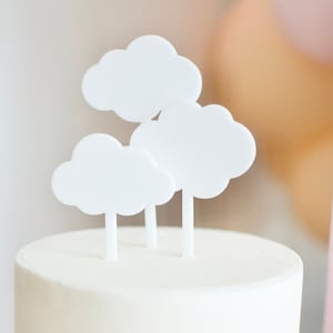 Cloud Cake Topper, Cloud Cake Topper Set, on Cloud Nine Birthday, Cloud ...