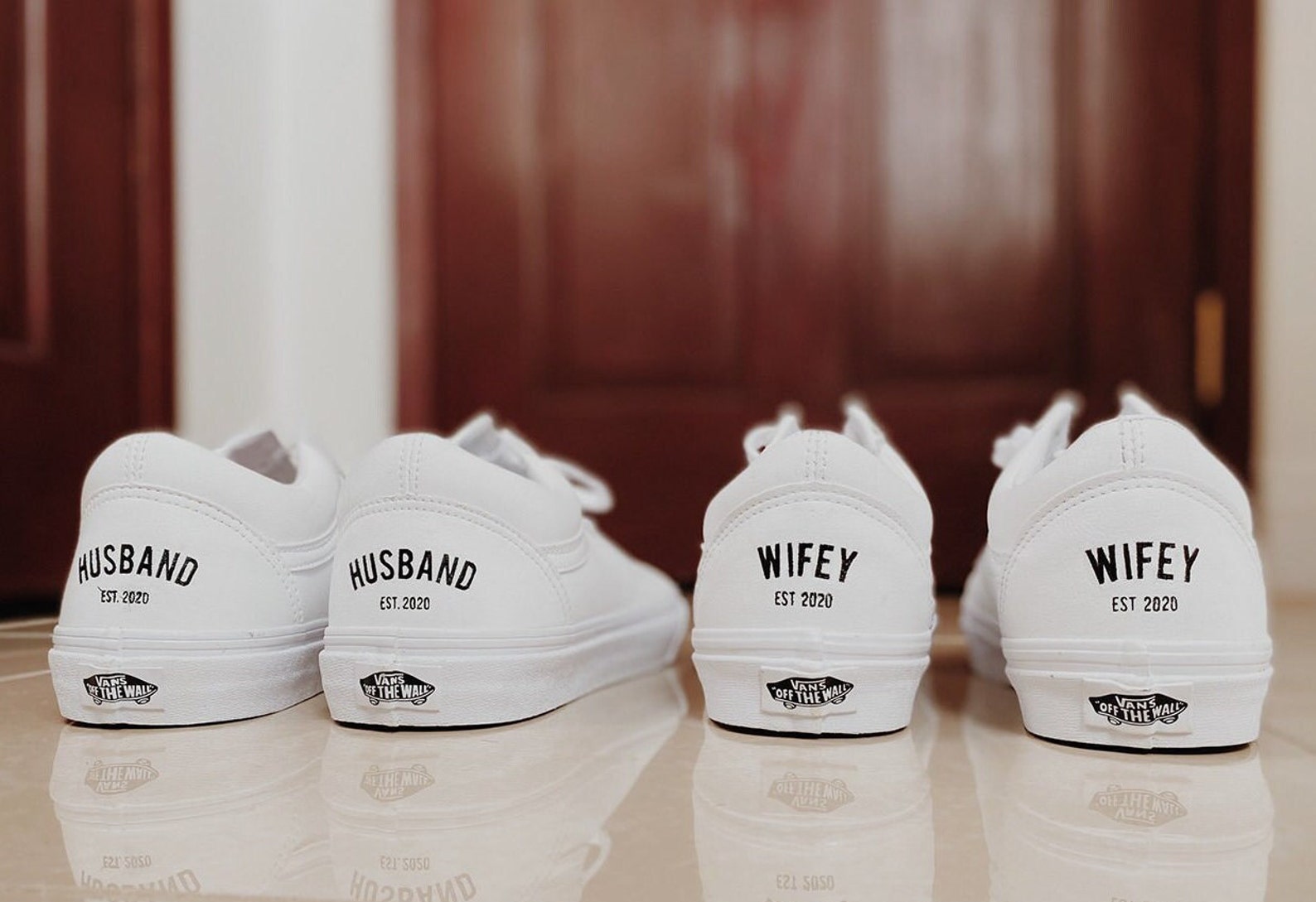 Custom Wedding LEATHER VANS / Canvas Wedding VANS Shoes / Wedding Shoes ...
