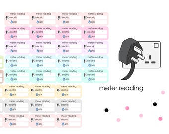 Meter Stickers | Etsy UK